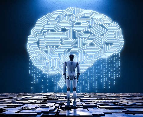 Premium Photo 3d Rendering Humanoid Robot With Ai Circuit Brain