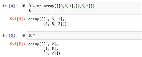 Transpose Of A Matrix In Python