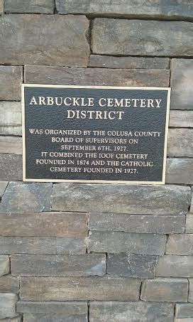 Arbuckle Cemetery In Arbuckle California Find A Grave Cemetery