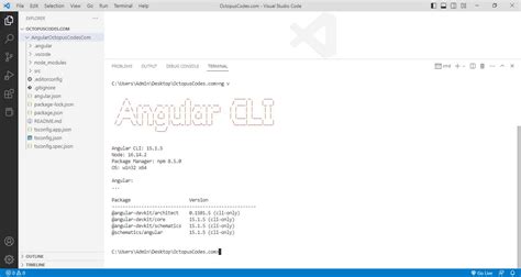 Check Angular Version Using Command Line OctopusCodes