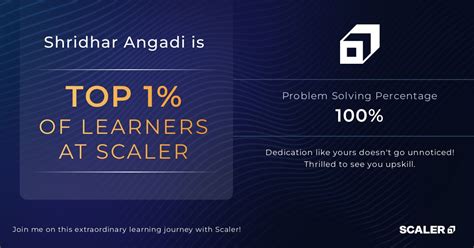 Shridhar Angadi On Linkedin Scaler Scaleracademy