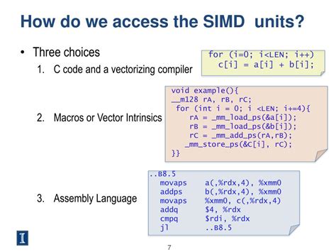 ppt program optimization through loop vectorization powerpoint