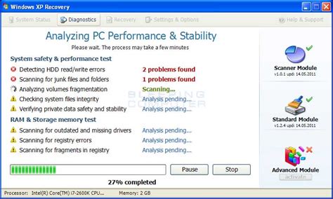 Remove Windows XP Recovery Uninstall Guide