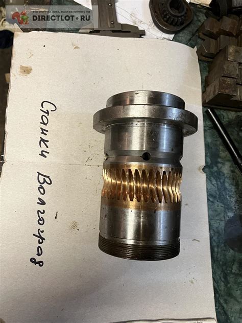 Вал втулка с червячной шестерней бронза L 200мм ф145 110мм вн ф 80мм купить в Волгограде цена