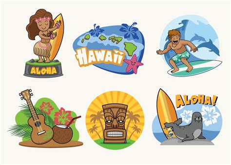 Hawaiian Elements Vector Art Icons And Graphics For Free Download