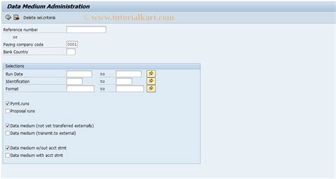 FDTA SAP Tcode TemSe REGUT Data Administration