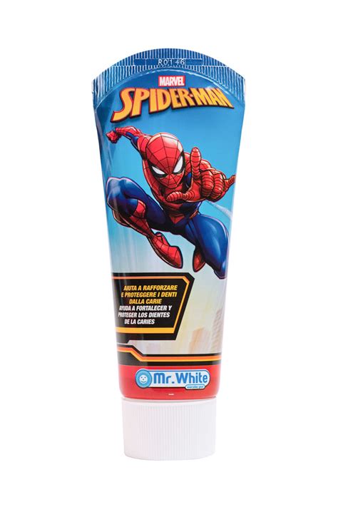 Spider Man Toothpaste Mr White