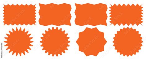 Zig Zag Edge Rectangle Shape Collection Jagged Rectangular Elements Set Black Graphic Design