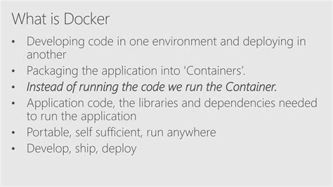 Demystifying Docker For Data Scientists By Shaheen Ppt