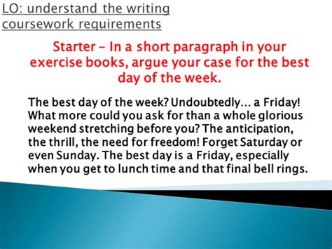 Cambridge Igcse Writing Coursework Teaching Resources