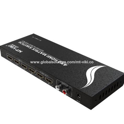 Buy Wholesale China Mt Viki 4x2 Hdmi Matrix Switch With R L Audio 4x2 4k 60hz Hdmi Matrix