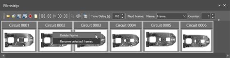 Delete Frames From The Filmstrip