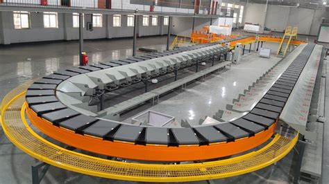 Efficient Logistics Management System With Advanced Crossbelt Sorting Technology Intelligent