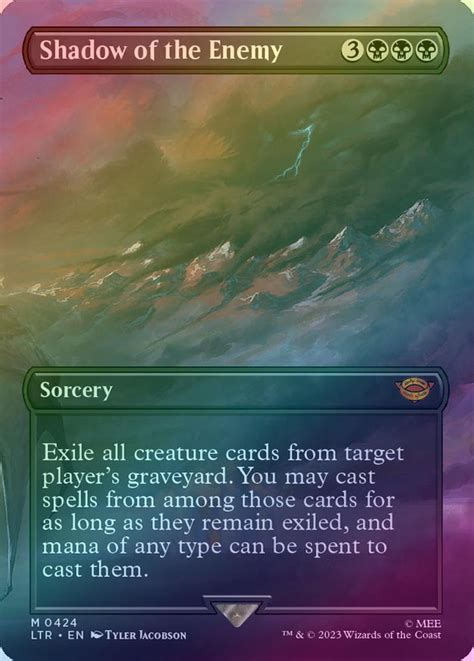 401 Games Canada Shadow Of The Enemy Borderless Scene Foil Ltr