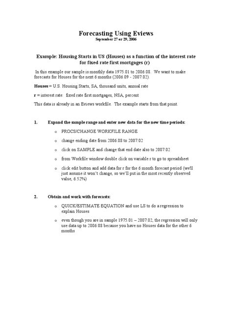forecasting using eviews pdf errors and residuals coefficient of