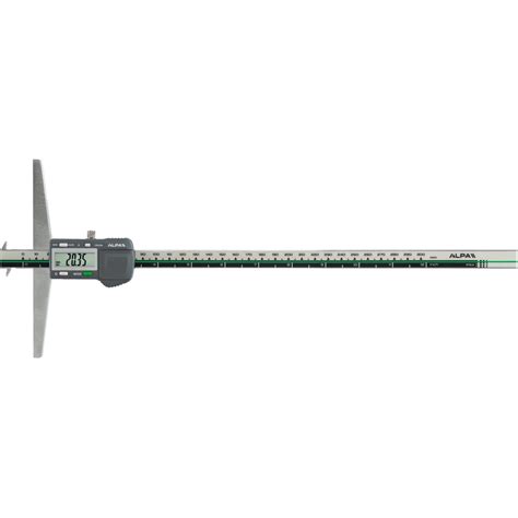 Digital Slide Depth Caliper With Double Hook And Electronics Ip54 Alpa Aa103