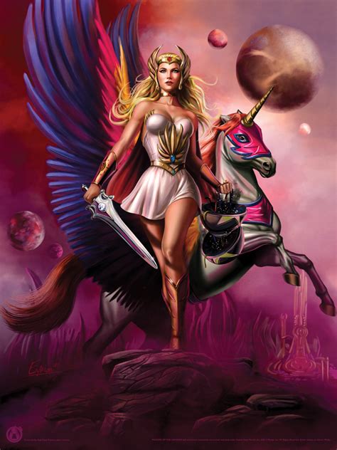 New She Ra Princess Of Power Poster By Eamon Odonoghue He Man World