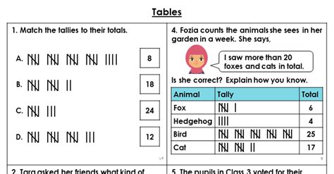 Year 3 Tables Lesson Classroom Secrets Classroom Secrets