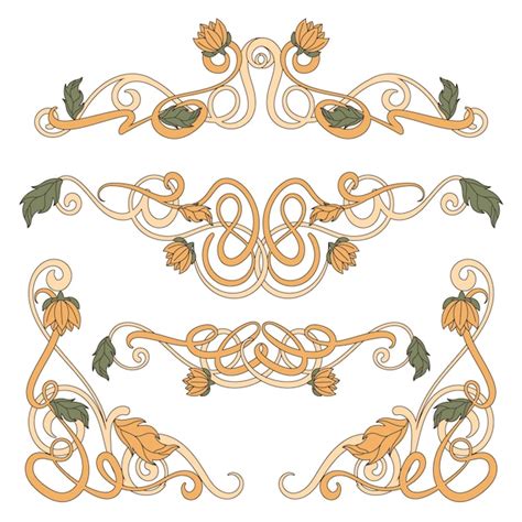 Jugendstil Ornamente Bilder Kostenloser Download Auf Freepik