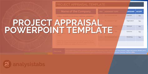 Project Appraisal