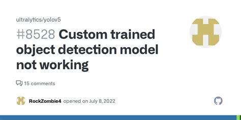 Custom Trained Object Detection Model Not Working · Issue 8528
