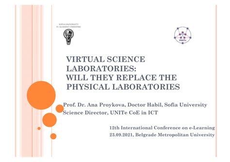 Pdf Virtual Science Laboratories Will They Replace The Physical Laboratories
