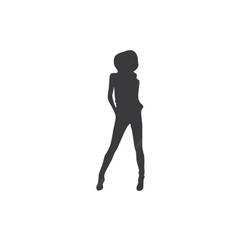 Premium Vector Model Girl Icon