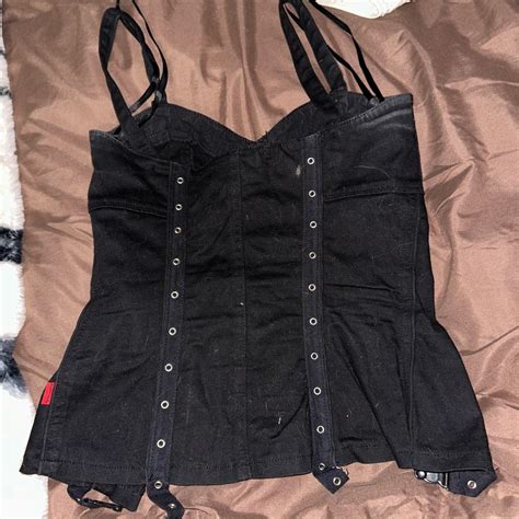 Tripp Nyc Safety Pin Corset Size Small Slight Depop