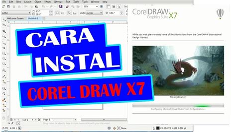 CARA INSTAL COREL DRAW X FULL YouTube