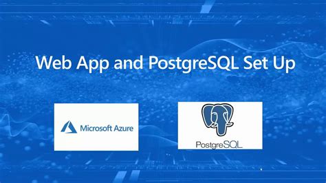 Set Up A Web App With Postgresql Database In Minutes Youtube