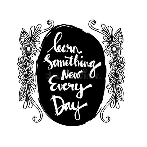 Learn Something New Every Day Stock Illustration Illustration Of