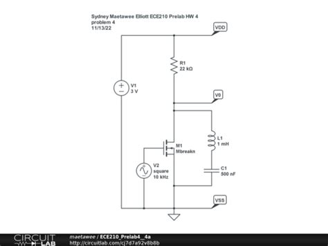 ECE210 Prelab4 4a CircuitLab