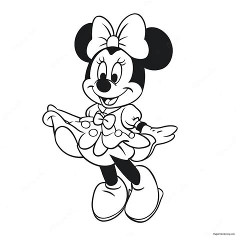 Adventurous Princess Minnie Mouse Coloring Page 55823 44972 Adventurous Princess Minnie Mouse Coloring Page 55823 44972