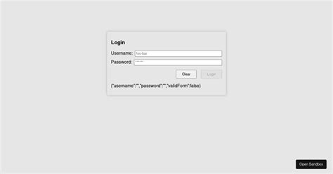 Login Popup Codesandbox