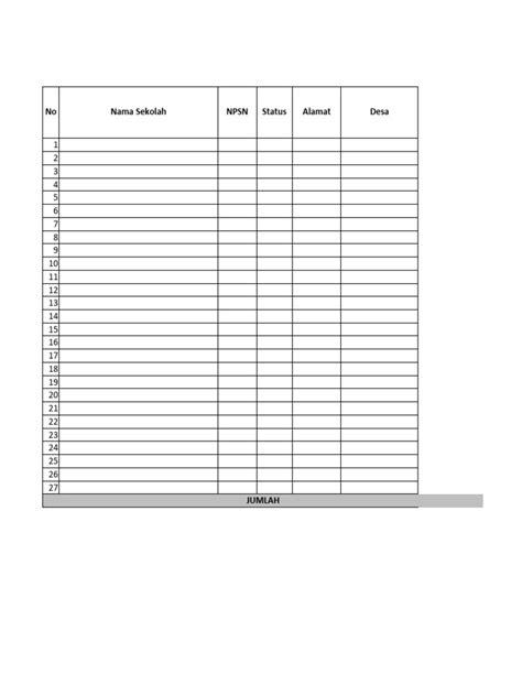 Format Ppdb 2024 2025 Jenjang Sd Pdf