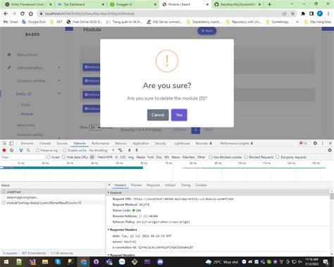 Error When Delete Module In EntityUI Issue 3 EasyAbp Abp EntityUi