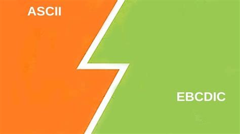 Difference Between Ascii And Ebcdic With Table