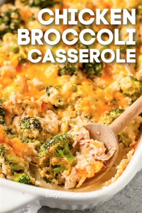 Low Carb Chicken Broccoli Casserole A Hearty Entree Easy Low Carb