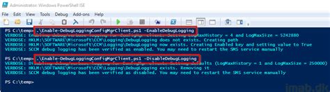 Enable And Disable Configmgr Client Debug Logging In A Jiffy Using Powershell And Run Script