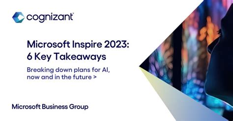 Cognizant Microsoft Business Group On Linkedin Microsoft Inspire 2023… Anand Sivaraman