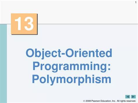 Ppt Object Oriented Programming Polymorphism Powerpoint Presentation Id2477800
