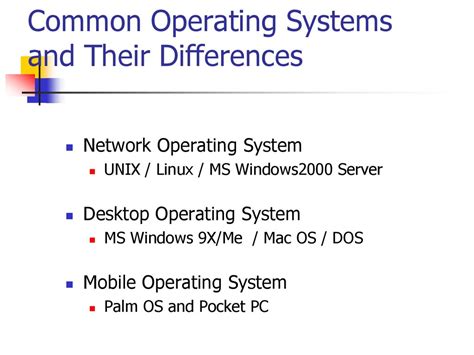 Software Operating Systems Lecture 3 Online Presentation