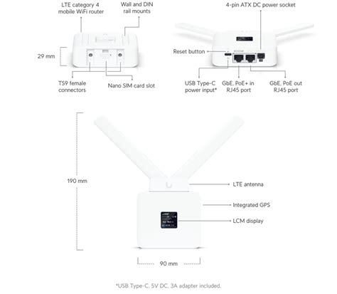 Ubiquiti Unifi Umr 4g Lte Mobile Router Umr
