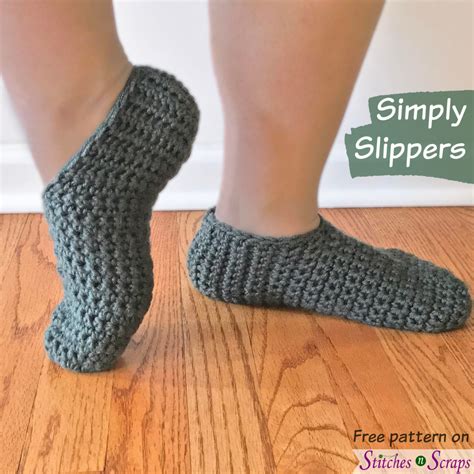 Easiest Crochet Slippers