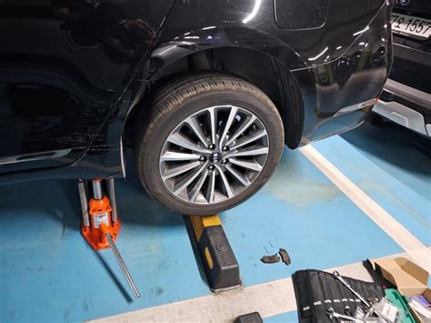 K7 리어 브레이크 패드 교환 Epb 적용 네이버 블로그