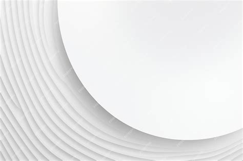 Premium Photo Modern Abstract White Circle Shape Background Elegant