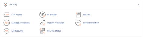 CPanel Security NodeSpace Docs