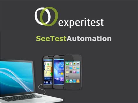ppt seetest automation powerpoint presentation free download id
