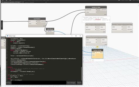 Isolate Elements In 3d View 1 Revit Dynamo