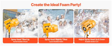 Vevor Foam Machine 1200 W Party Foam Cannon Foam Maker